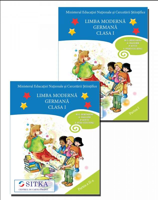 Manual pentru Limba moderna Germana, clasa I, partea I si partea a II-a ...